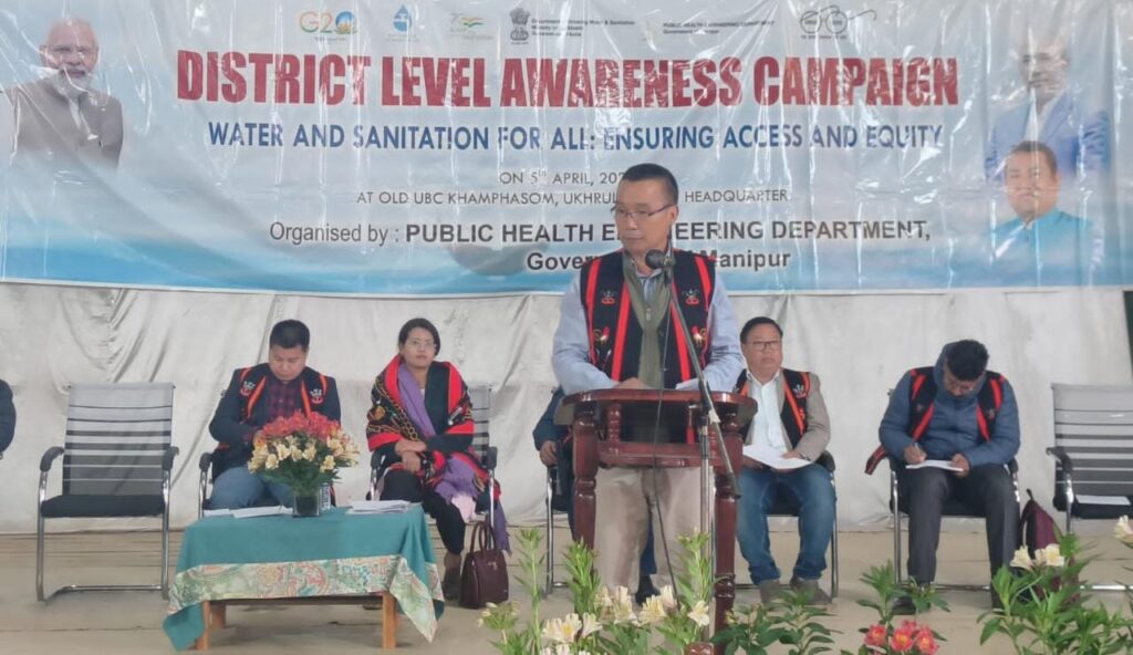 District Level Awareness Campaign On Water And Sanitation held - The Frontier Manipur