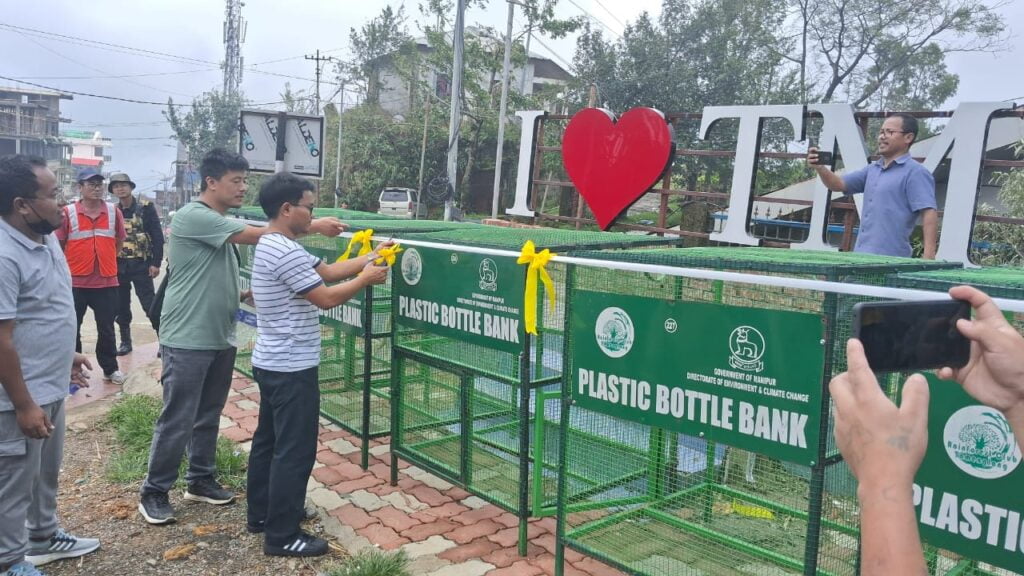 Plastic Bottle Banks Introduced In Tamenglong District Headquarters - The Frontier Manipur